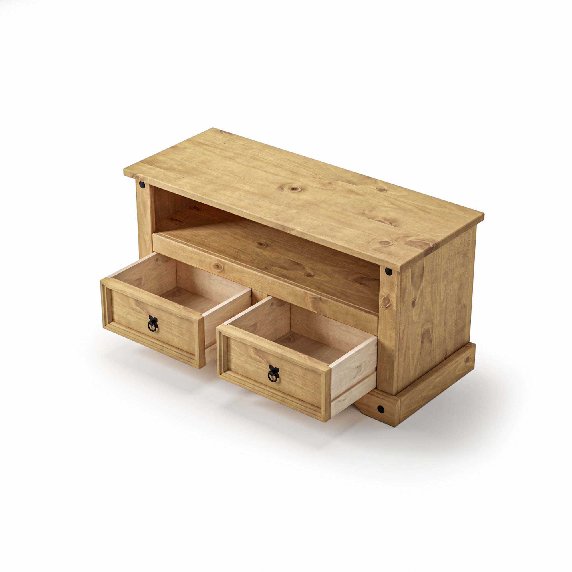 Rack TV 2 Gavetas em Madeira de Pinus CERA CLASSIC